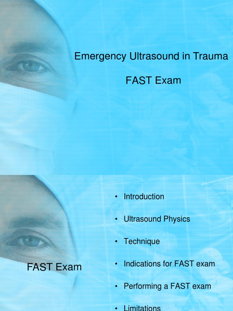 PPB Usg & Ana E-FAST | PDF | Major Trauma | Medical Ultrasound