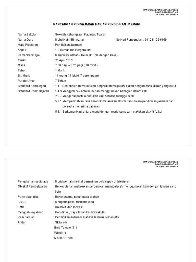 Menggelecek Bola | PDF