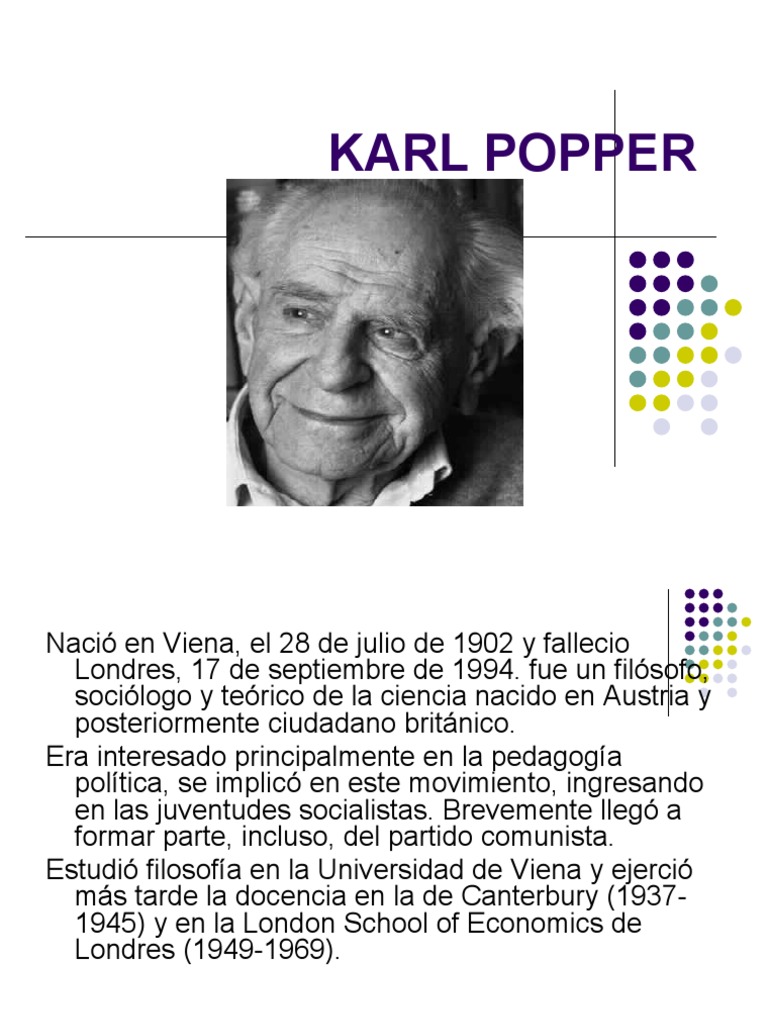 Karl Popper | PDF | Karl Popper | Science