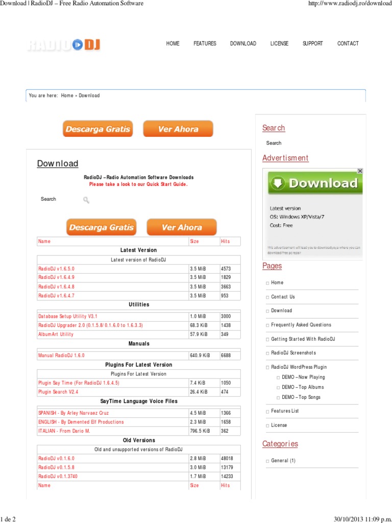 RadioDJ - Free Radio Automation Software | Download Free PDF | Word ...
