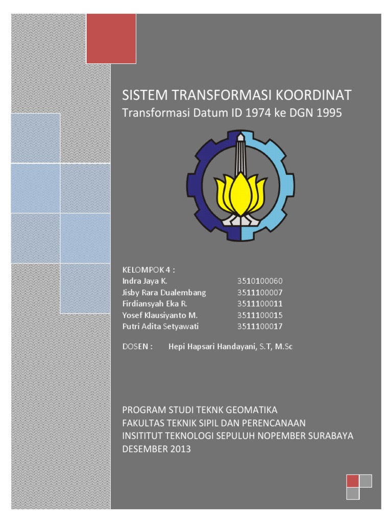 Laporan - Transformasi Datum Id | PDF