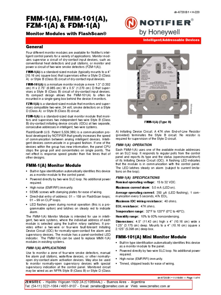 Modulo Fmm-1, Fmm-101, Fzm-1 y Fdm-1 - Zensitec | Electrical Resistance ...