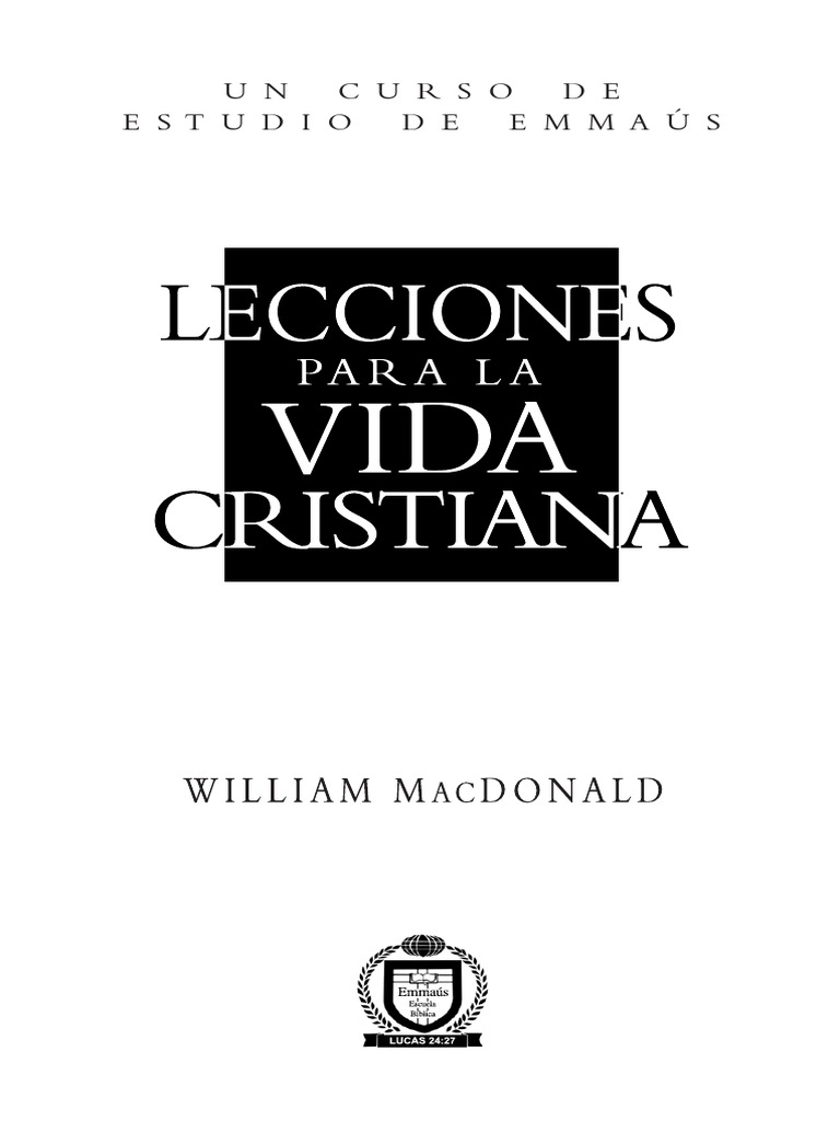 Lecciones para La Vida Cristiana PDF | PDF | Cristo (título) | Pecado
