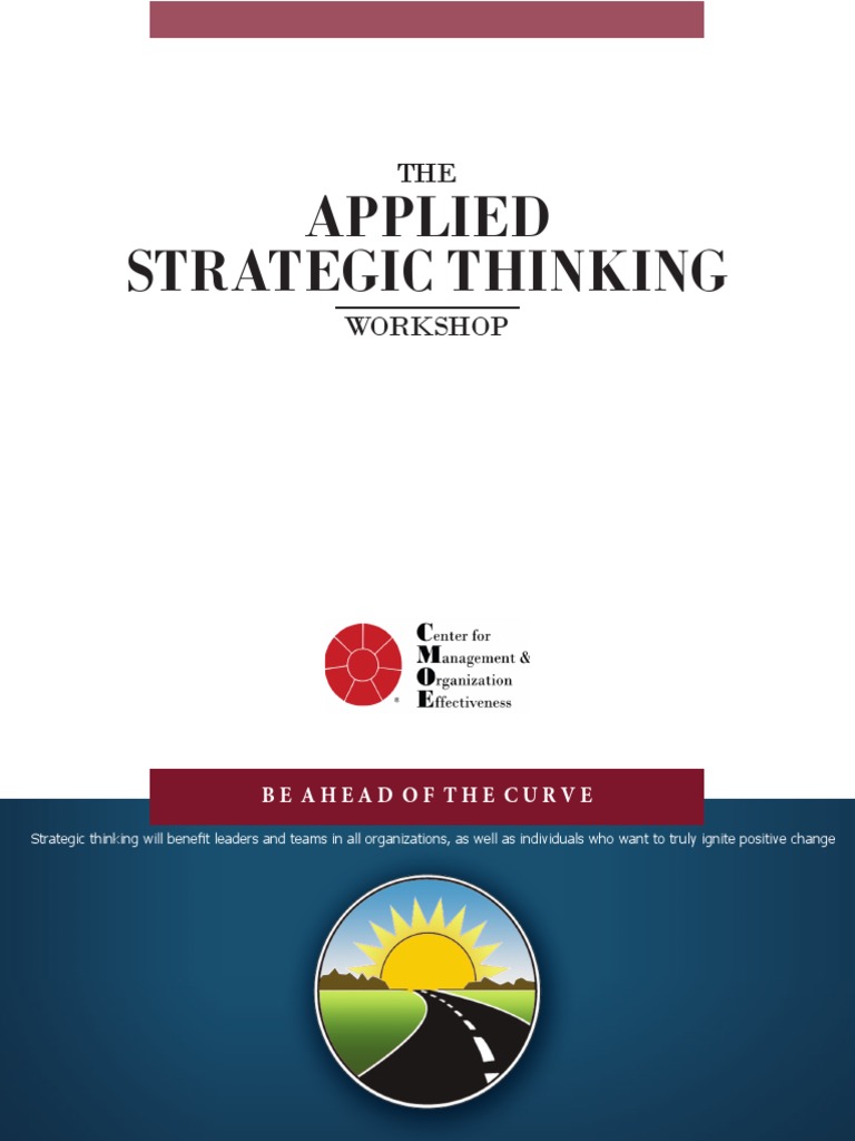 Applied Strategic Thinking Brochure PDF | PDF | Strategic Thinking ...