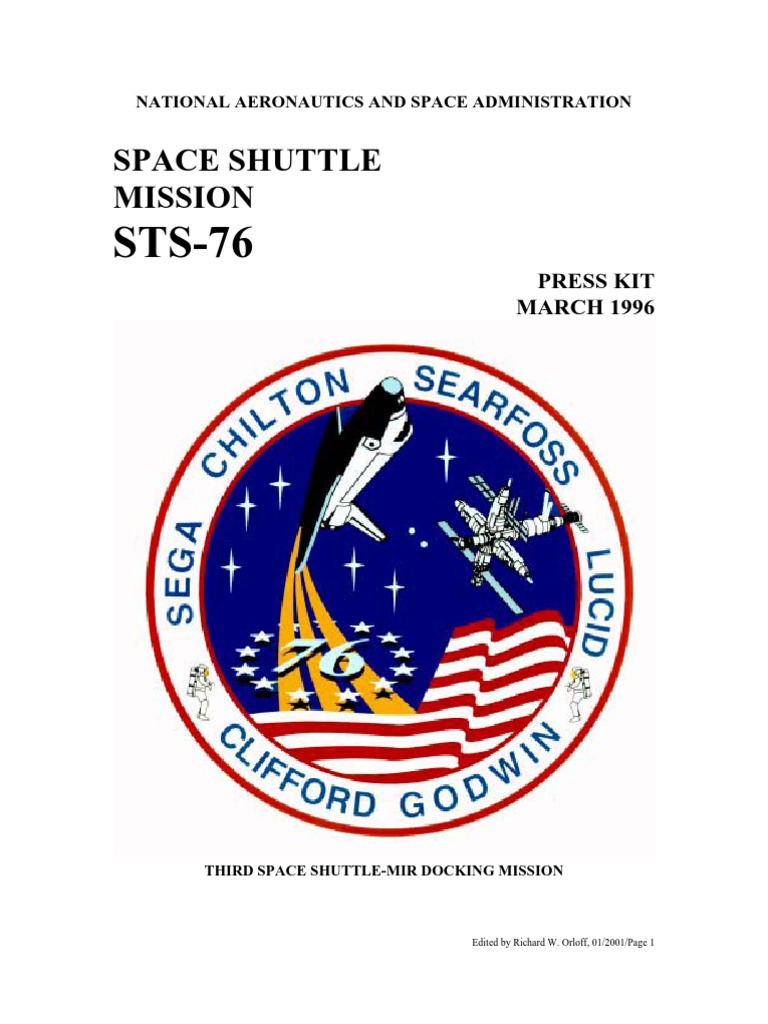 NASA Space Shuttle STS-76 Press Kit | PDF