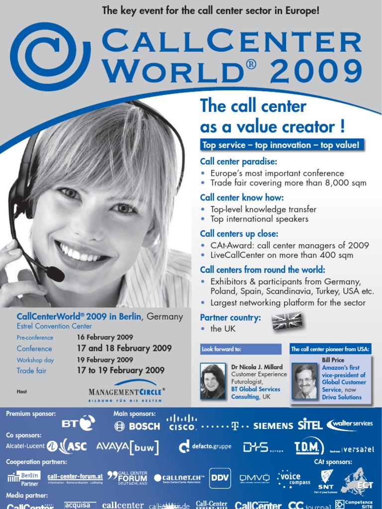 The Call Center As A Value Creator !: Top Service - Top Innovation ...