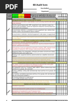 5S Warehouse Checklist | PDF | Warehouse