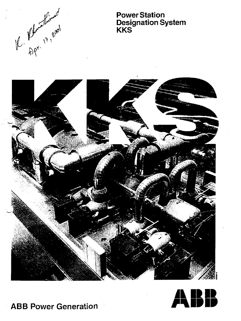 Power Station Designation System KKS | PDF