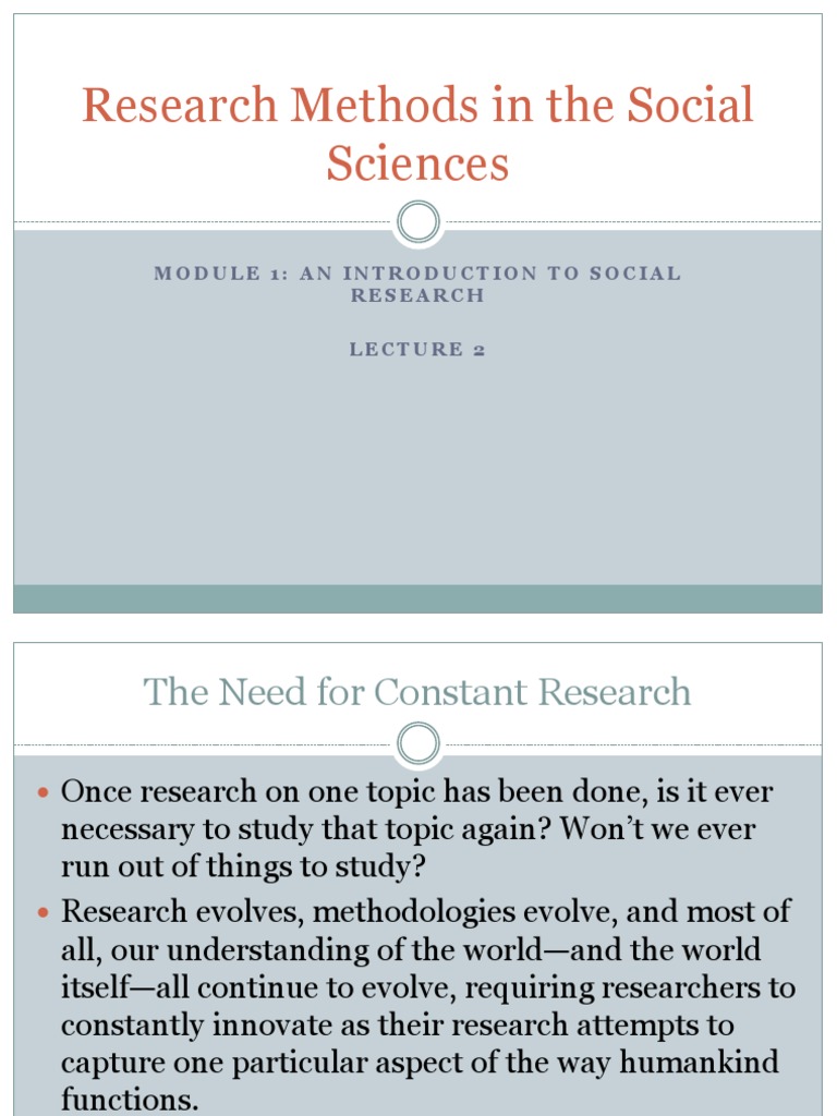 Understanding Social Research Methods | PDF
