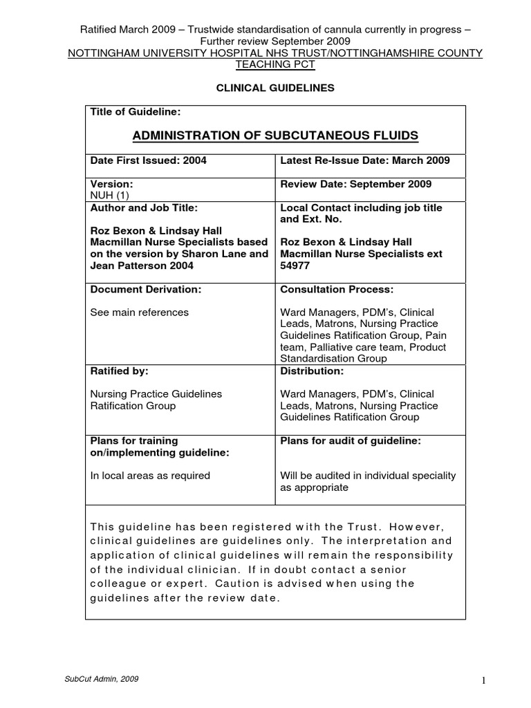 Subcutaneous Administration Fluids | Saline (Medicine) | Intravenous ...