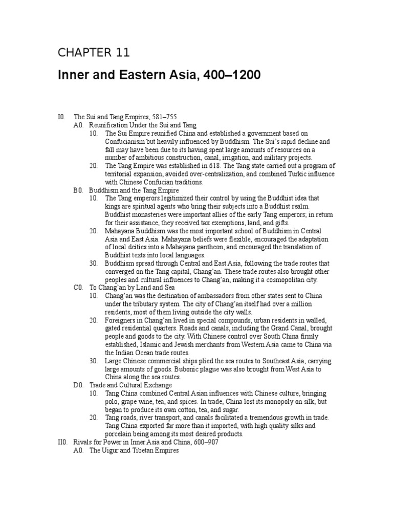 Chapter 11 Notes | PDF | History | Religion & Spirituality
