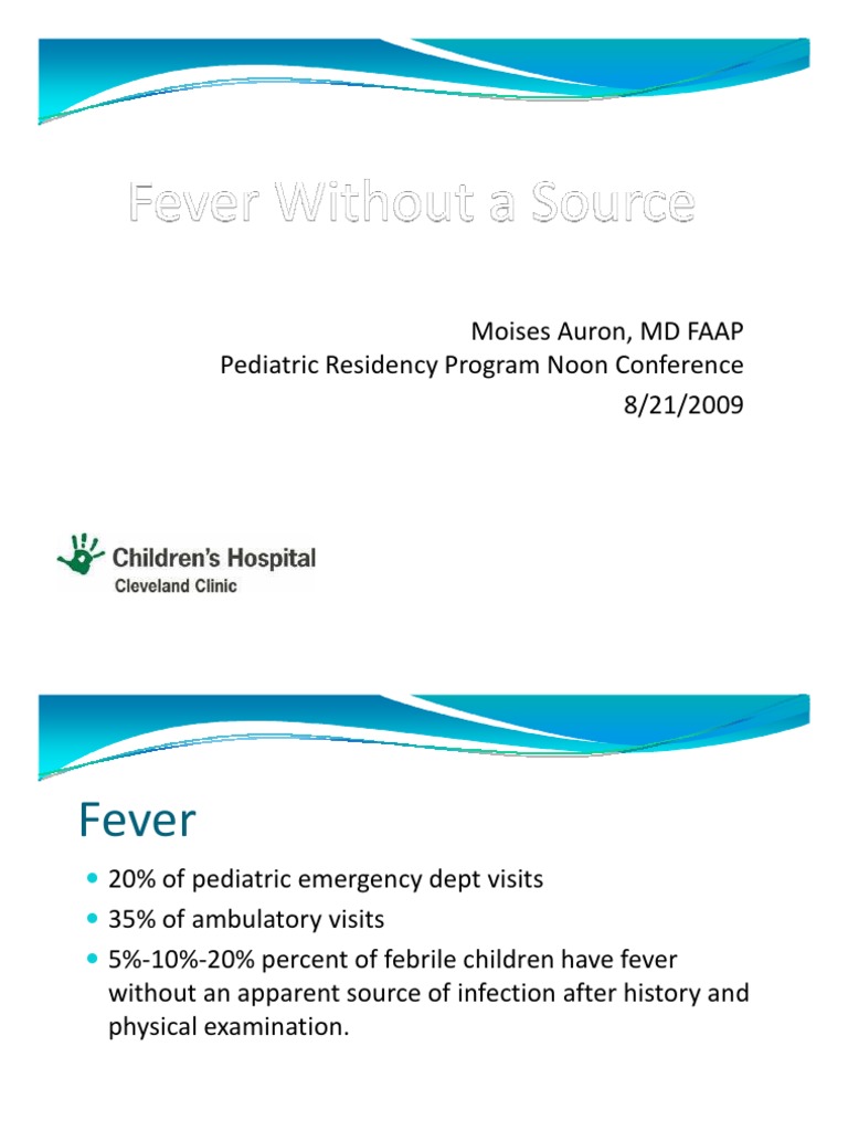 Fever in The Newborn and Infant | PDF | Pediatrics | Human Diseases And ...