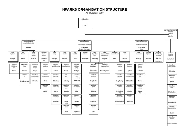 NParks Org Structure | Singapore