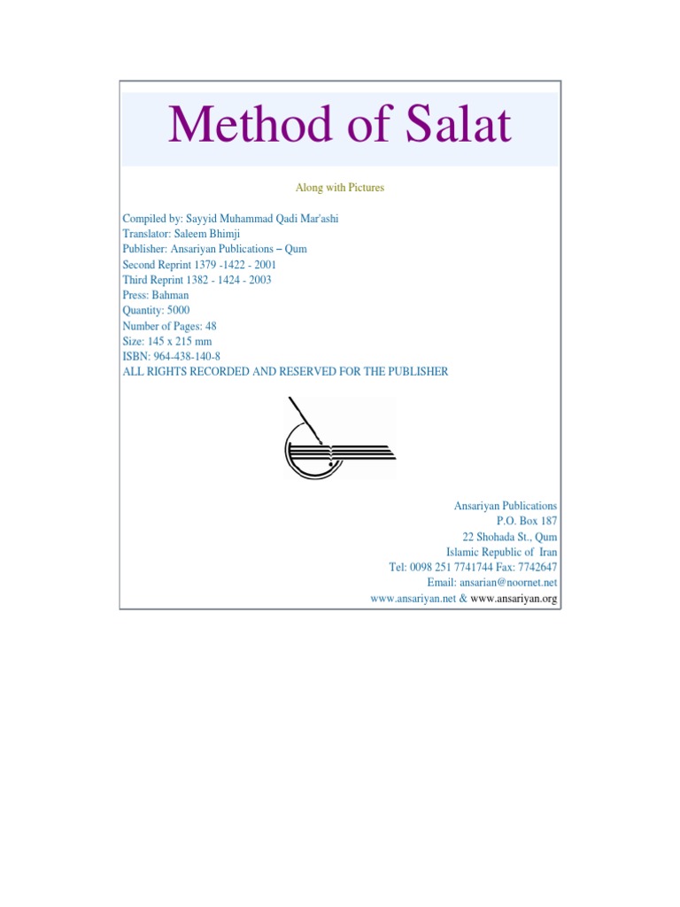 Salat Guide with Images | PDF | Hajj | Semitic Words And Phrases