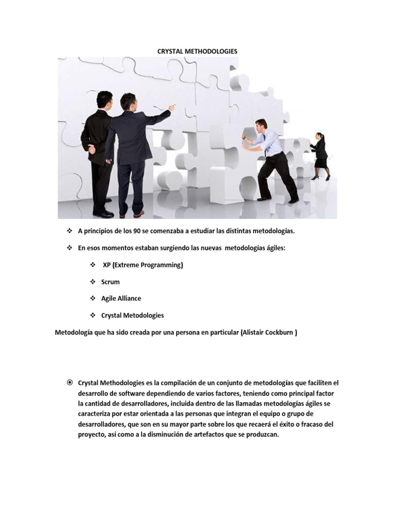 Crystal Methodologies | PDF | Planificación | Diseño