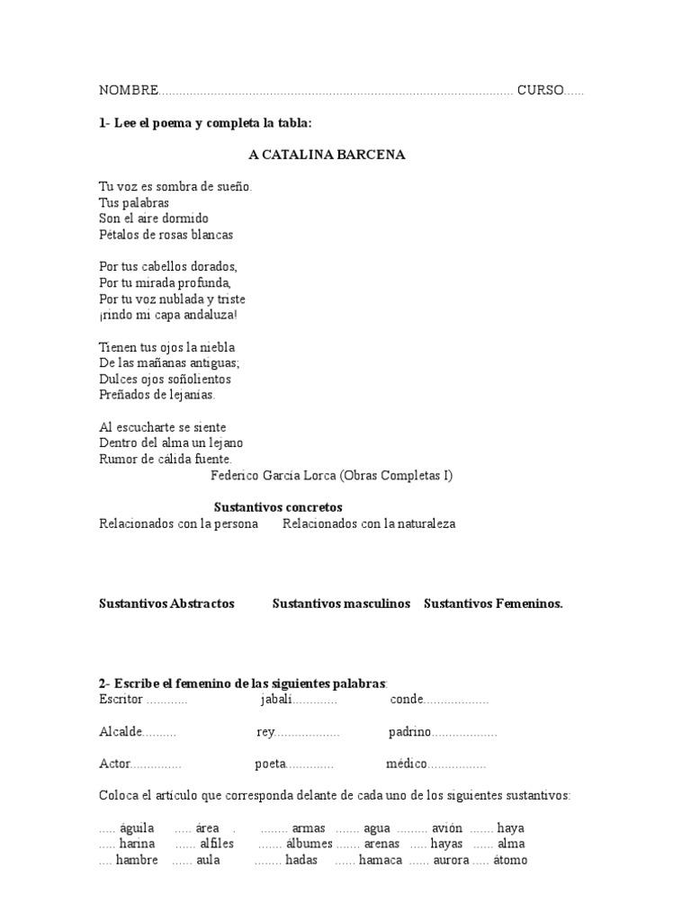 Exam Repas Morfo | PDF | Adjetivo | Relaciones sintácticas