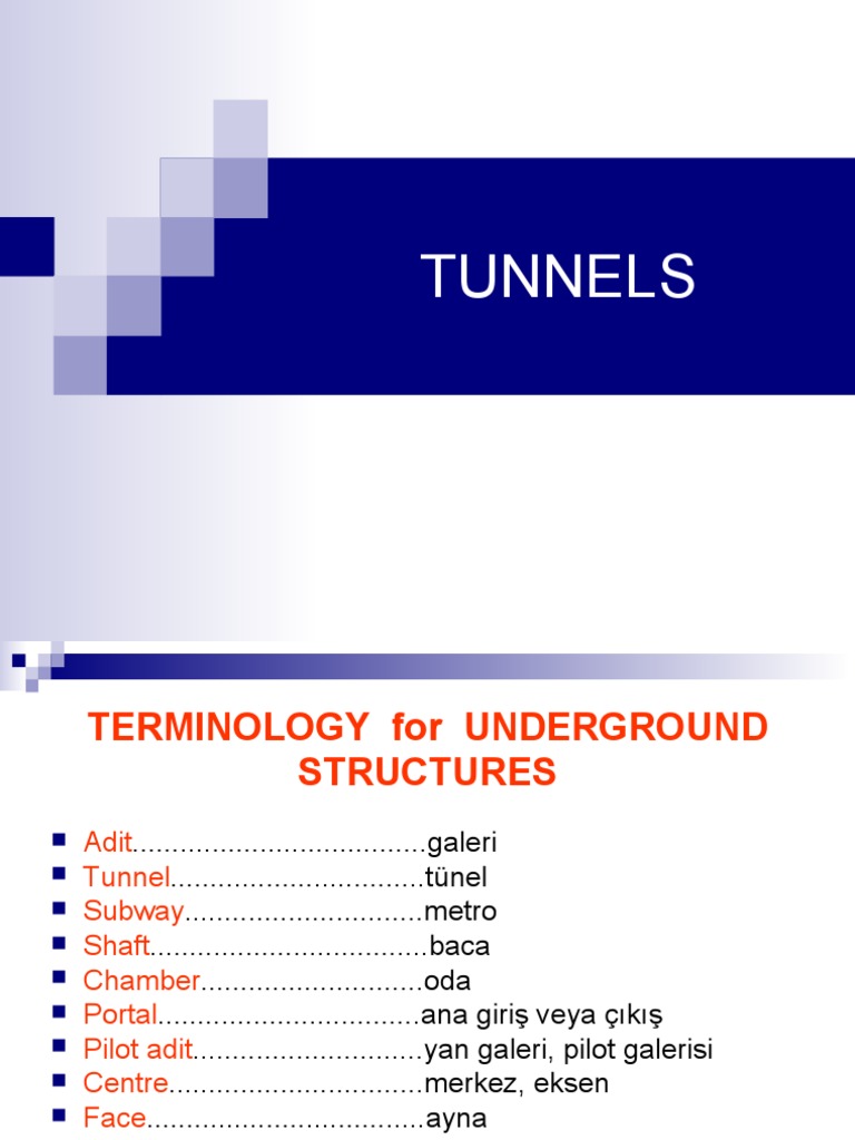 Tunnels | PDF | Tunnel | Earth Sciences