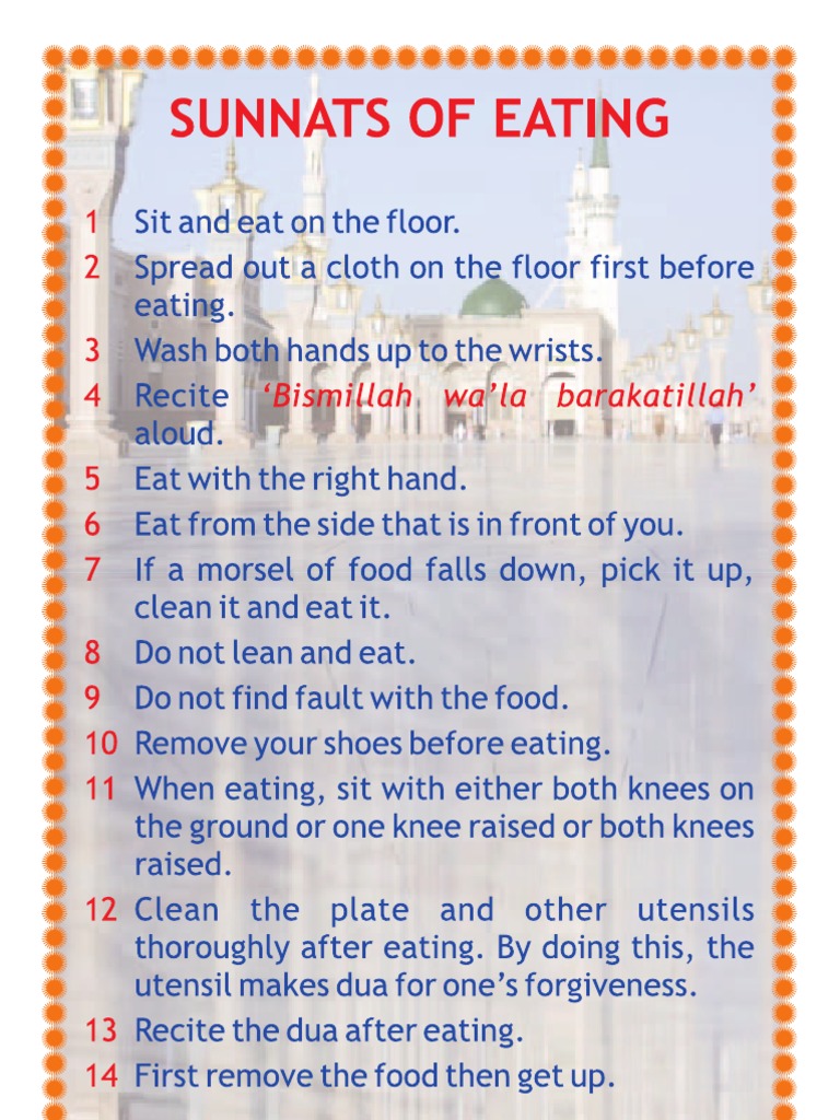 Sunnah in daily life