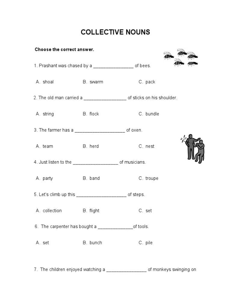 Collective Nouns | PDF | Herd | Organisms