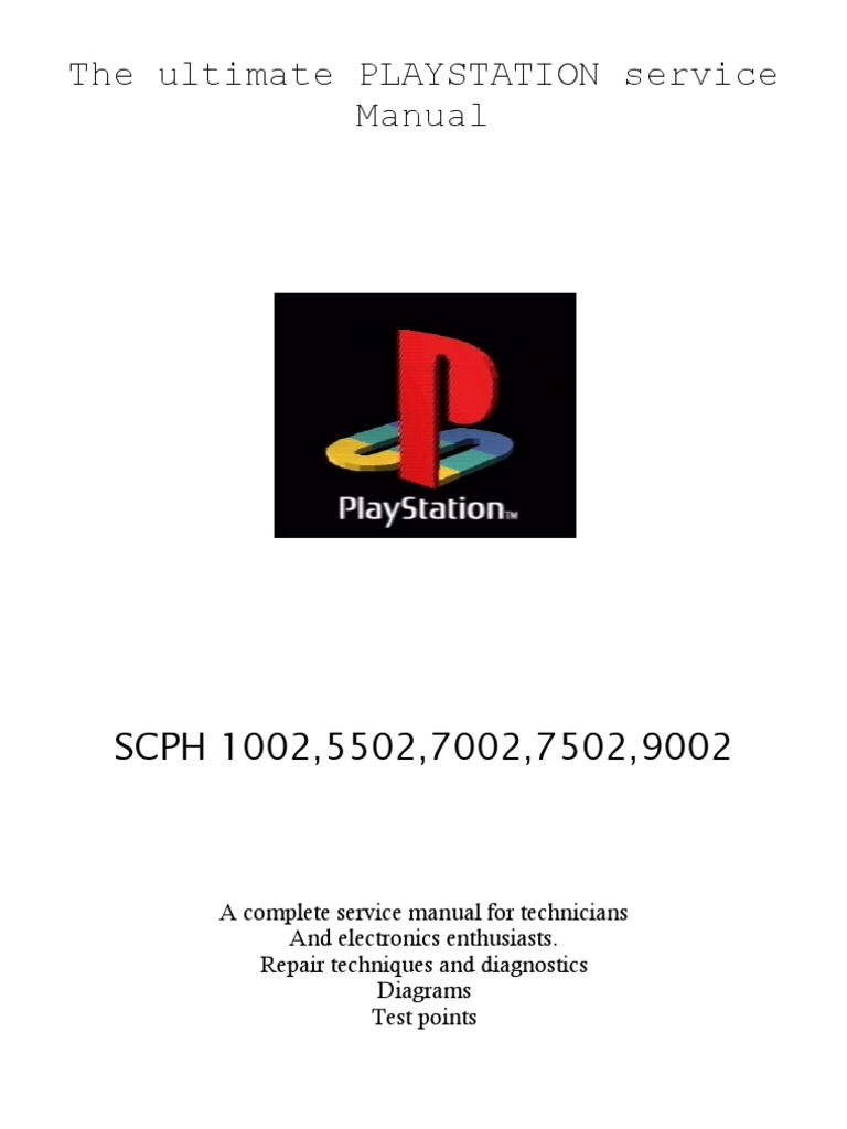 Play Station Service Manual | PDF | Booting | Computer Data Storage