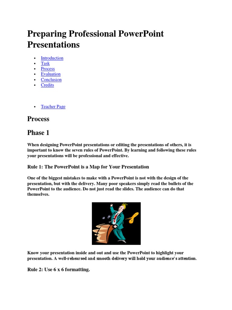 Preparing Professional PowerPoint Presentations | PDF | Page Layout ...