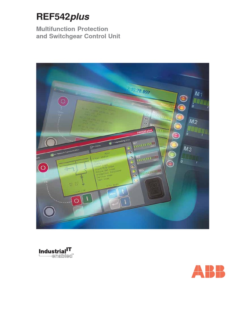 ABB REF542 + RELAY Inclds Typ Connections | PDF | Power Supply | Automation