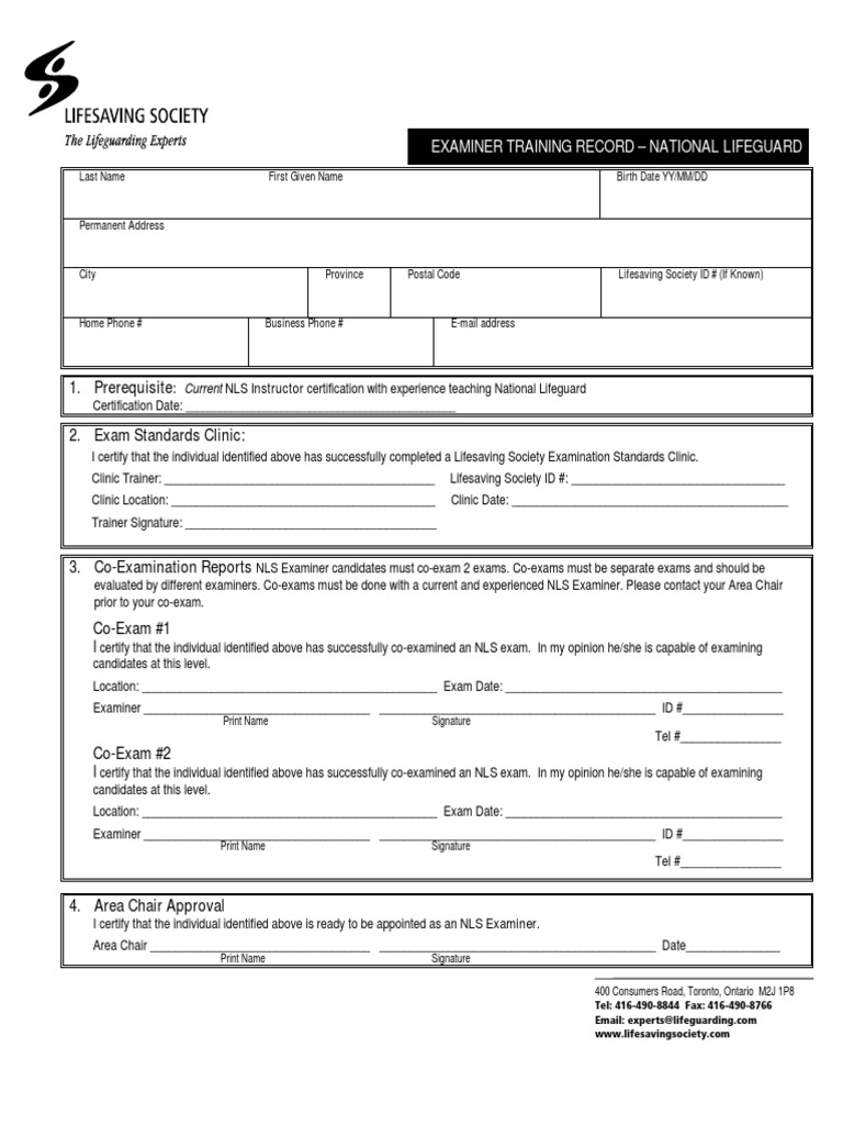 Preparing the Next Generation of Lifesaving: An Examiner Training ...