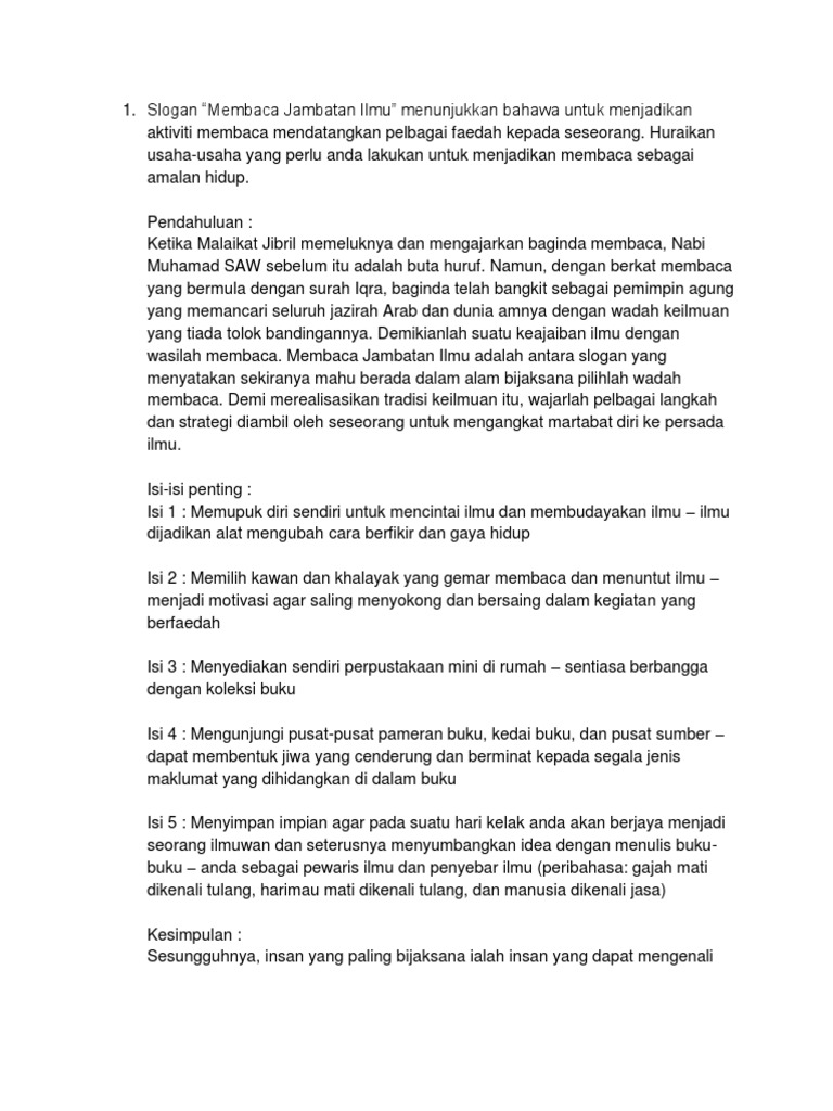 Amalan Membaca | PDF