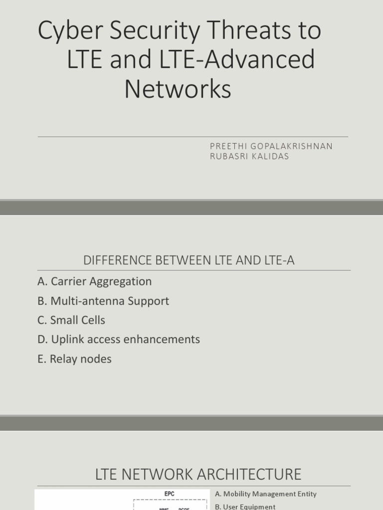 LTE | PDF | Ip Multimedia Subsystem | Secure Communication