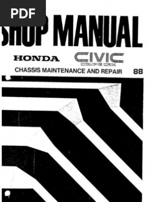 Honda Civic Manual Pdf