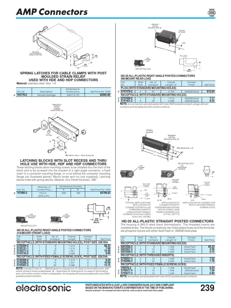 Jite PCB Connectors: A Comprehensive Catalog of PCB Connector Options ...