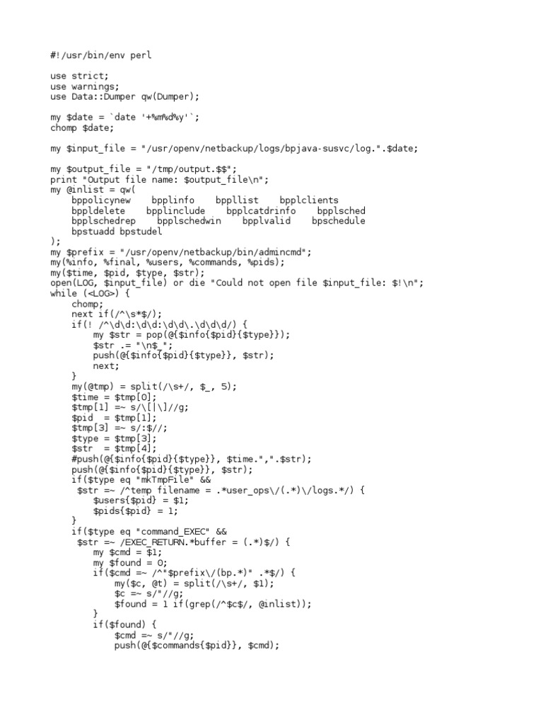 Trace Netbackup User Activity | PDF