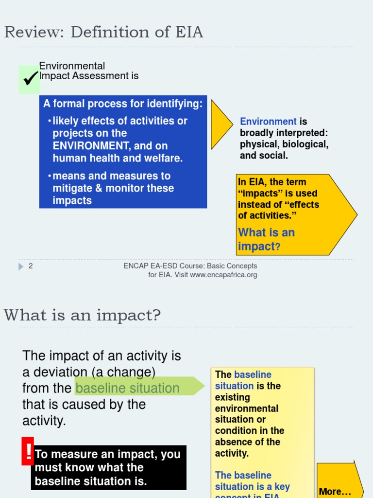 UNIT - I - Introduction To Environmental Impact Assessment | PDF ...