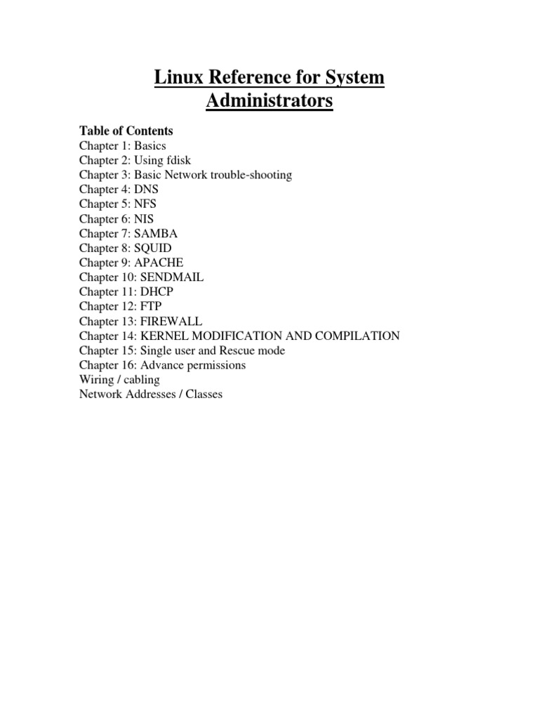 Linux Pocket Reference For System | PDF | Domain Name System | Ip Address