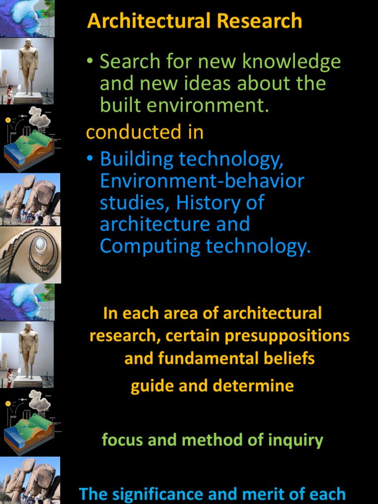 Architectural Research Pdf Scientific Method Hypothesis