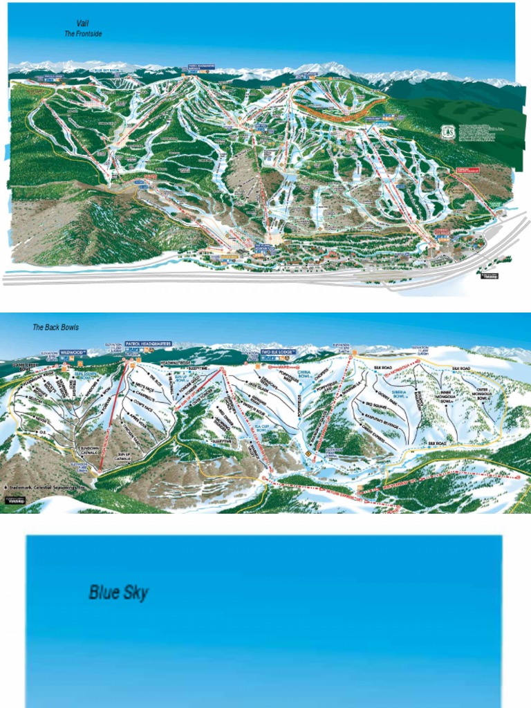 Vail Ski Resort: Frontside & Back Bowls | PDF