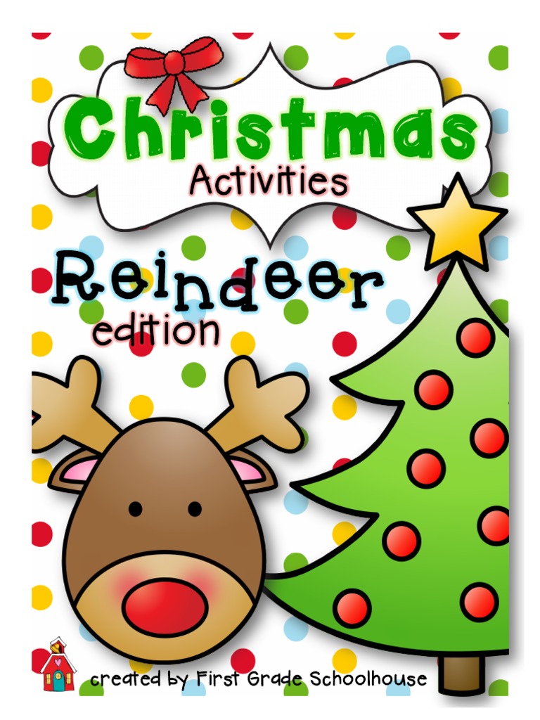 Christmas Activities Reindeer Edition | PDF | Santa Claus's Reindeer ...