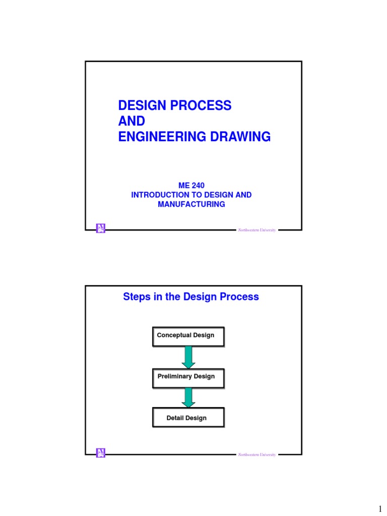 Design Process and Engineering Drawing | Design | Engineering