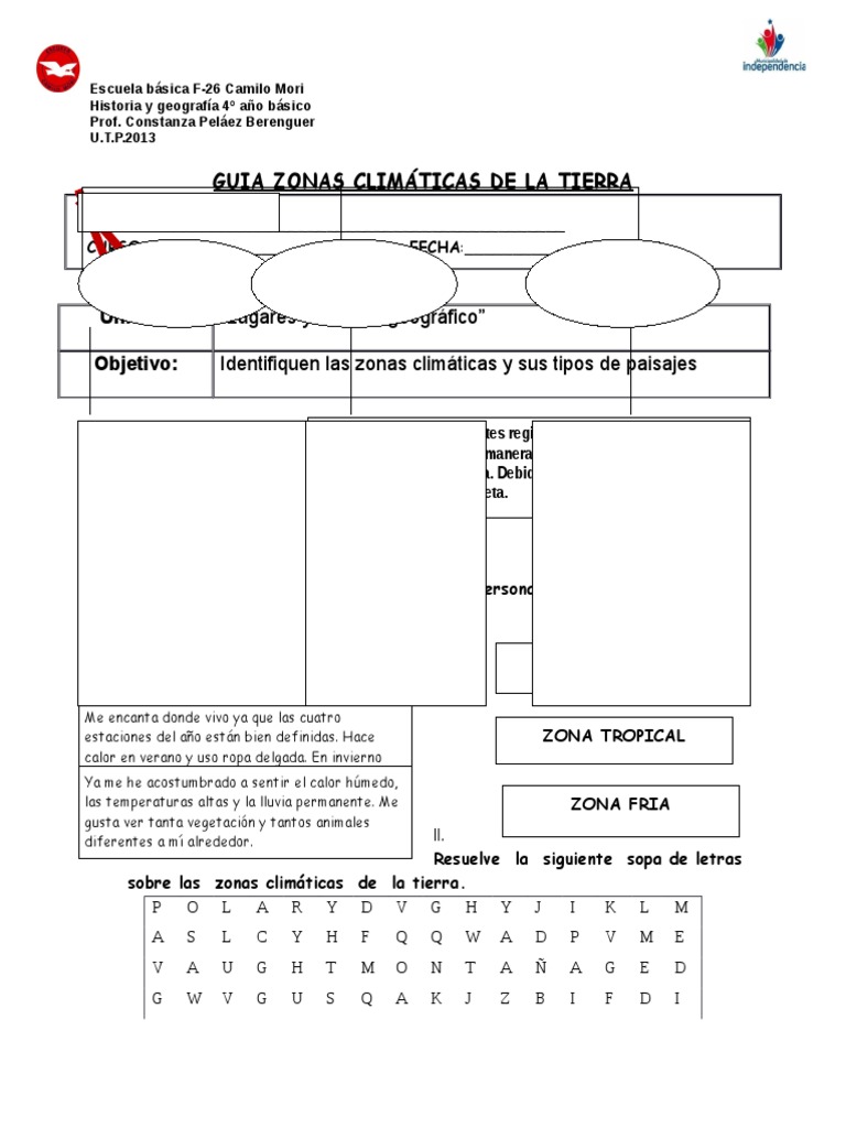 Guia de Zonas Climáticas de La Tierra | PDF | Clima | Climatología
