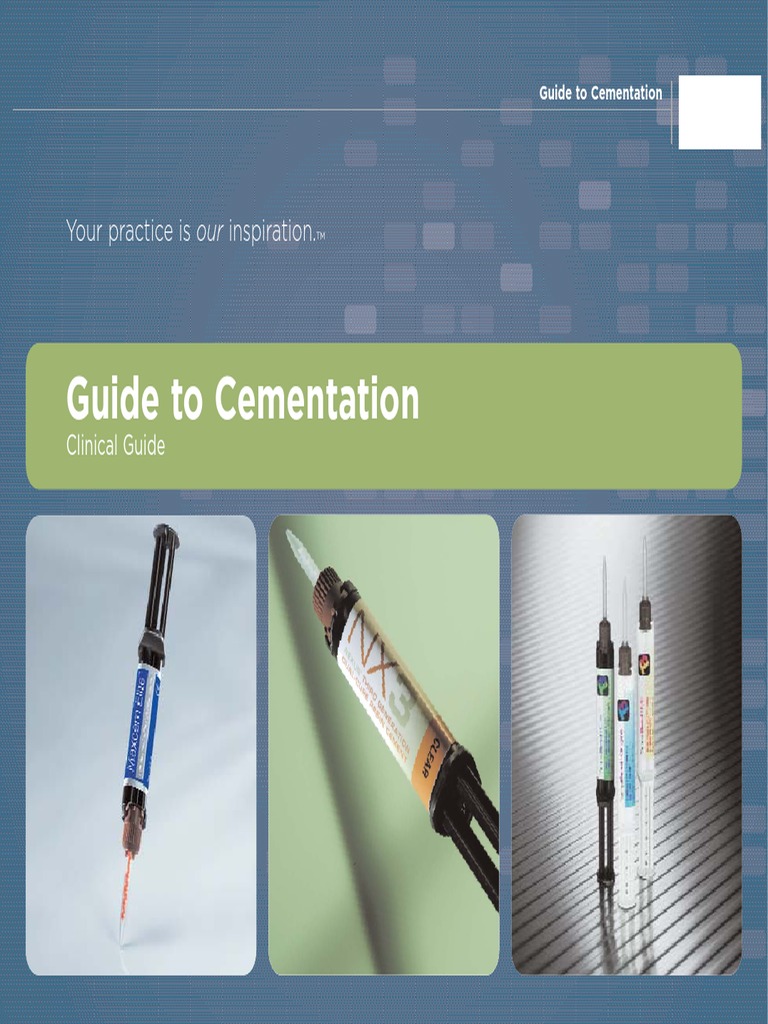 Cement Guide | PDF | Dental Composite | Strength Of Materials