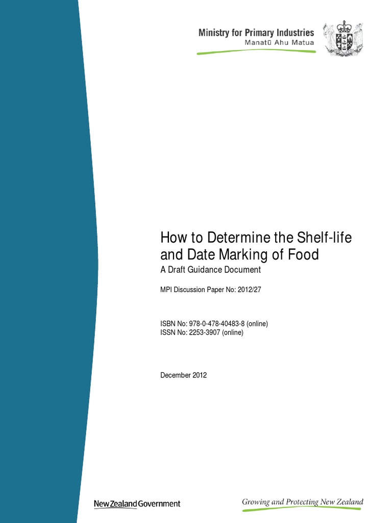 Shelf Life Date Marking Guidance | PDF | Shelf Life | Food Preservation