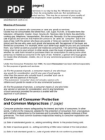 Consumer Rights Project Class 10 | PDF | Consumer Protection | Justice