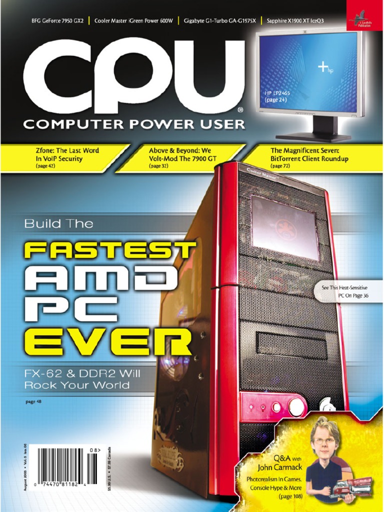 CPU - Aug PM 2006 | PDF | Dvd | Advanced Micro Devices