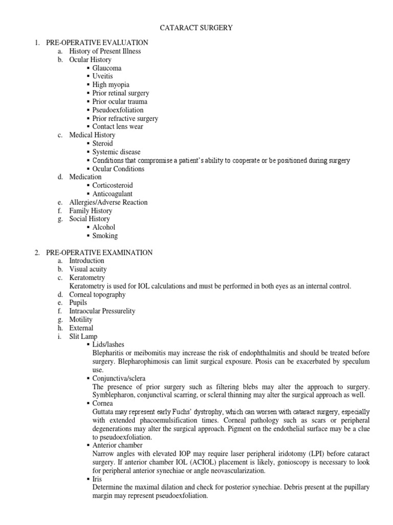 Cataract Surgery | Download Free PDF | Cataract | Human Eye