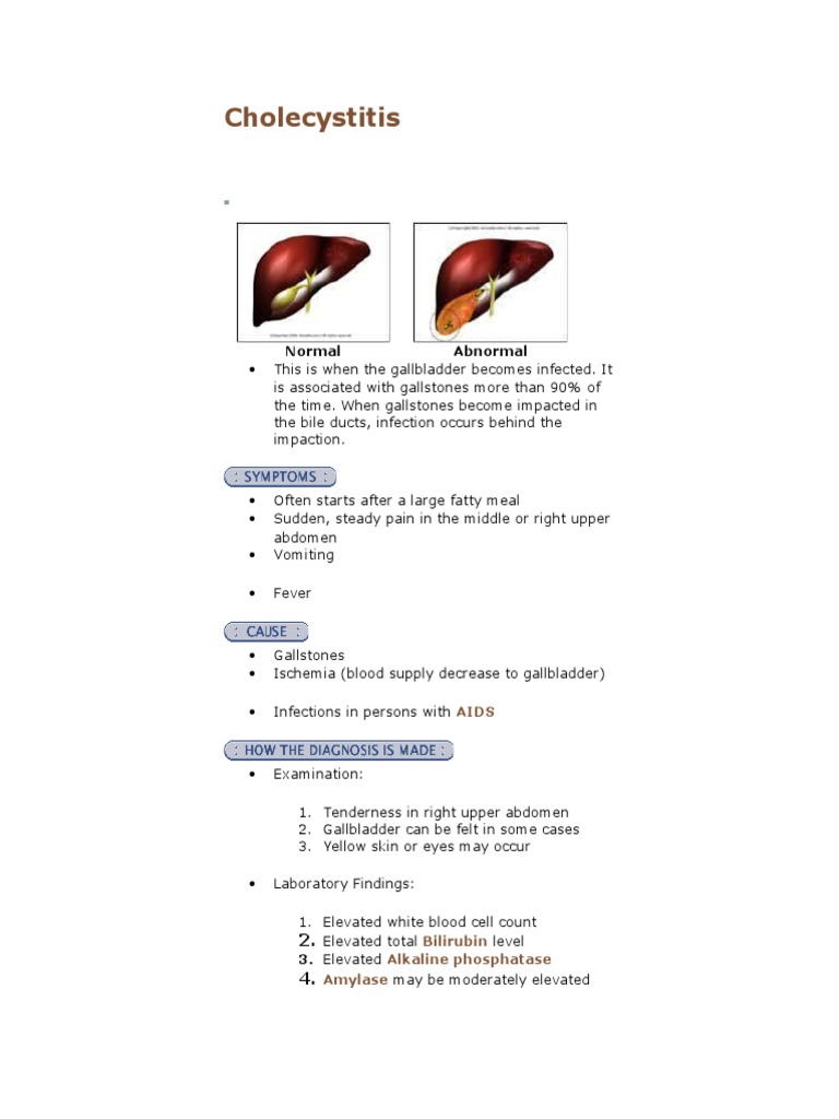 Cholecystitis | PDF | Gallbladder | Organ (Anatomy)