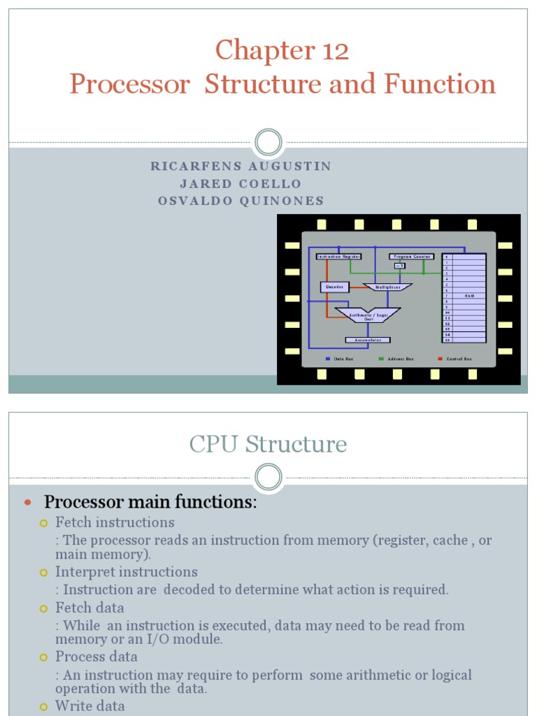Group 6 Cpu Design Presentation | PDF | Instruction Set | Central Processing Unit
