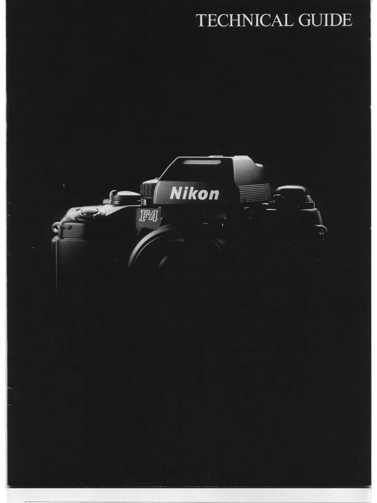 Nikon F4 Technical Guide | PDF