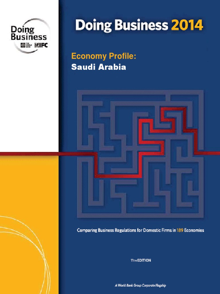 Saudi Arabia Business Environment 2014 | PDF | Business | Economies