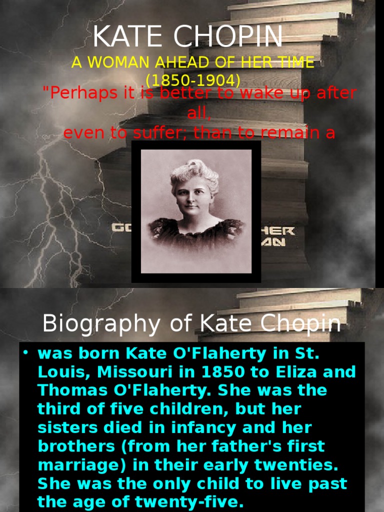 Kate Chopin The Storm | PDF | The Awakening (Chopin Novel)