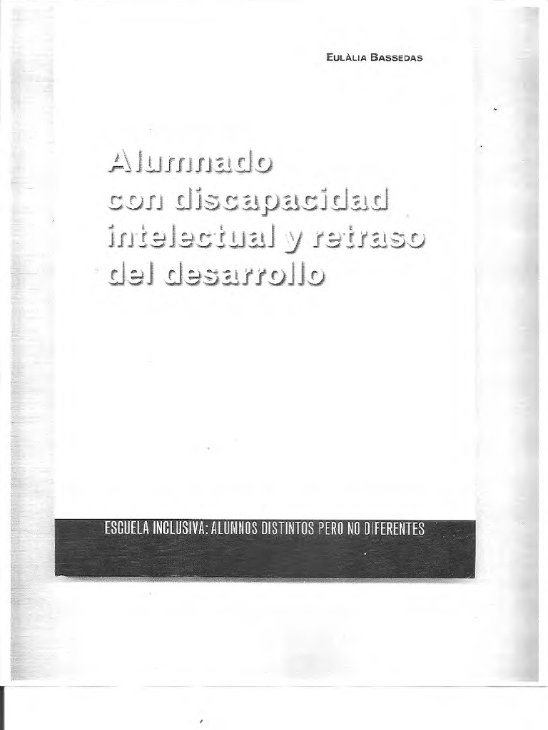 Alumnado Con Discapacidad Intelectual y Retraso Del Desarrollo | PDF ...